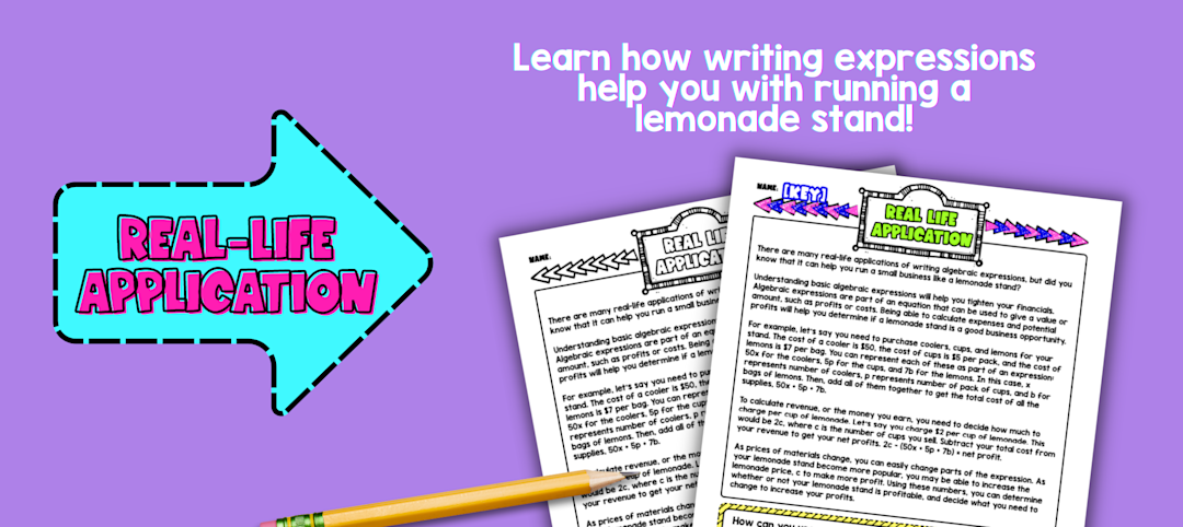 Writing Algebraic Expressions Lesson Plan | Congruent Math