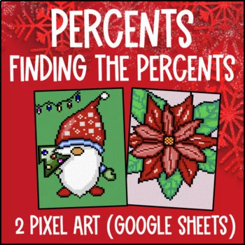 [Christmas Winter] Finding the Part Digital Pixel Art | Percents Word ...