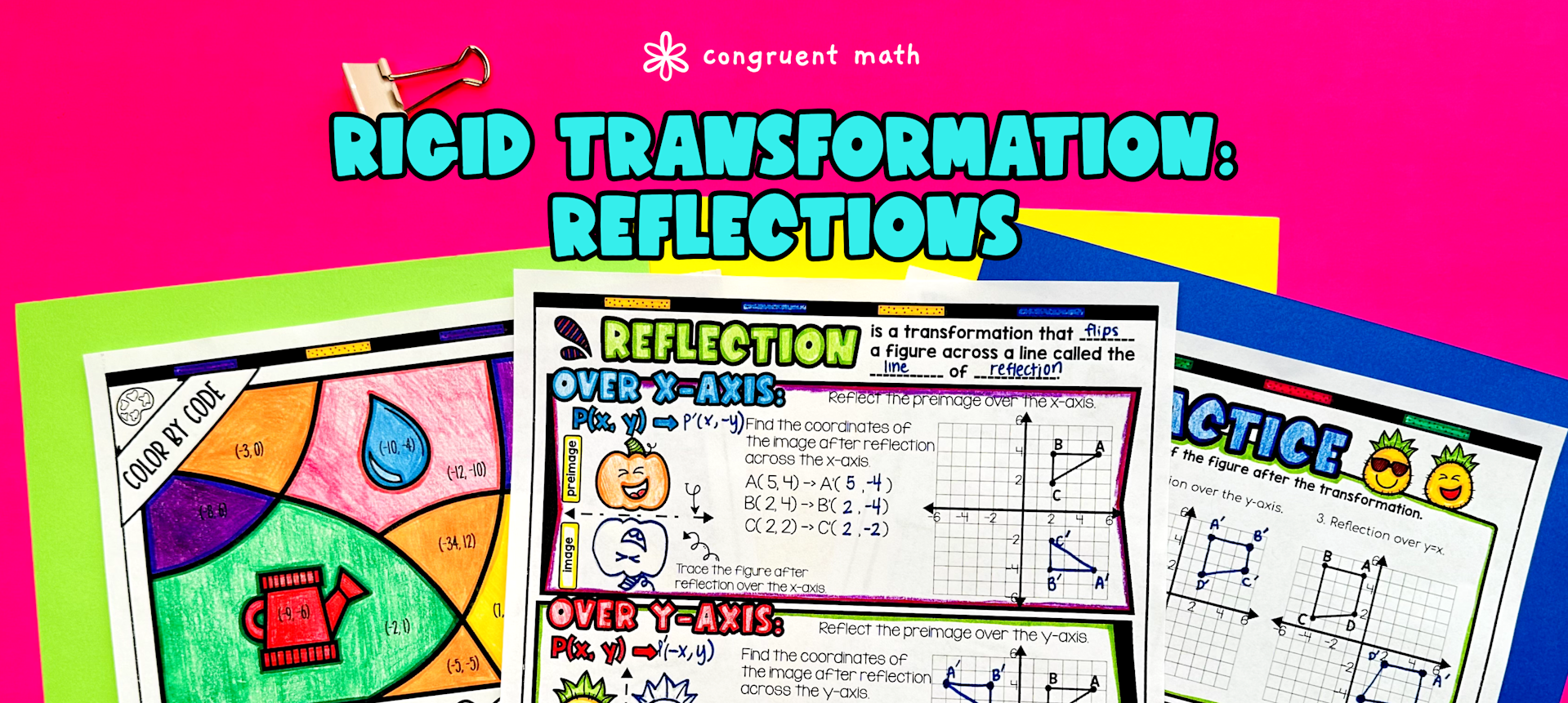 Rigid Transformations: Reflections Lesson Plan | Congruent Math