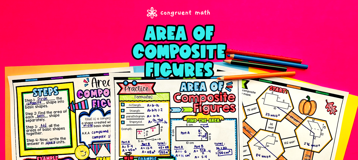 Area of Composite Figures Lesson Plan | Congruent Math