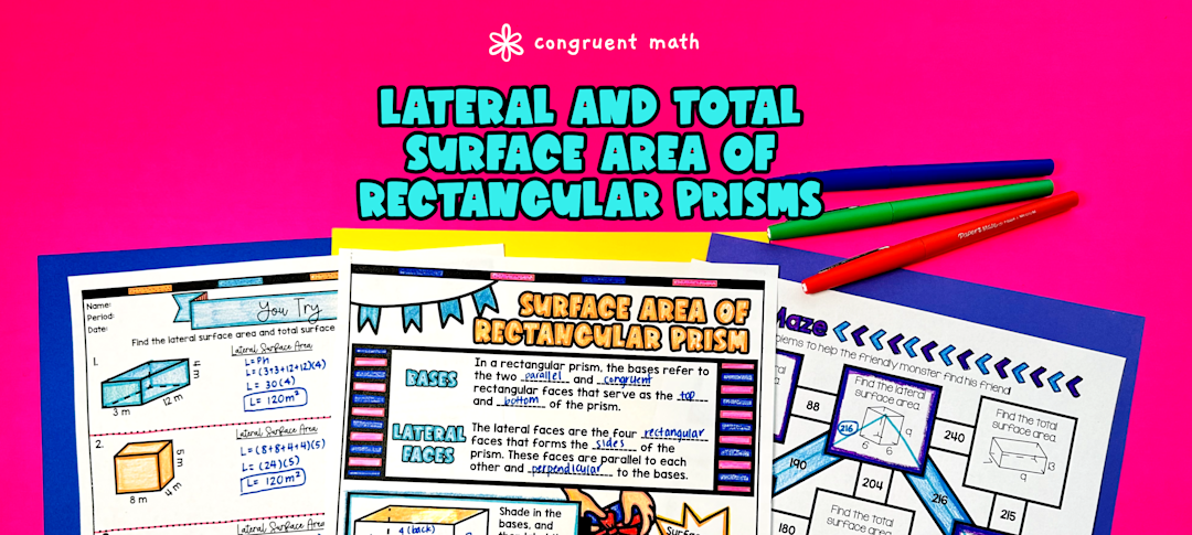 Lateral & Total Surface Area of Rectangular Prisms Lesson Plan ...