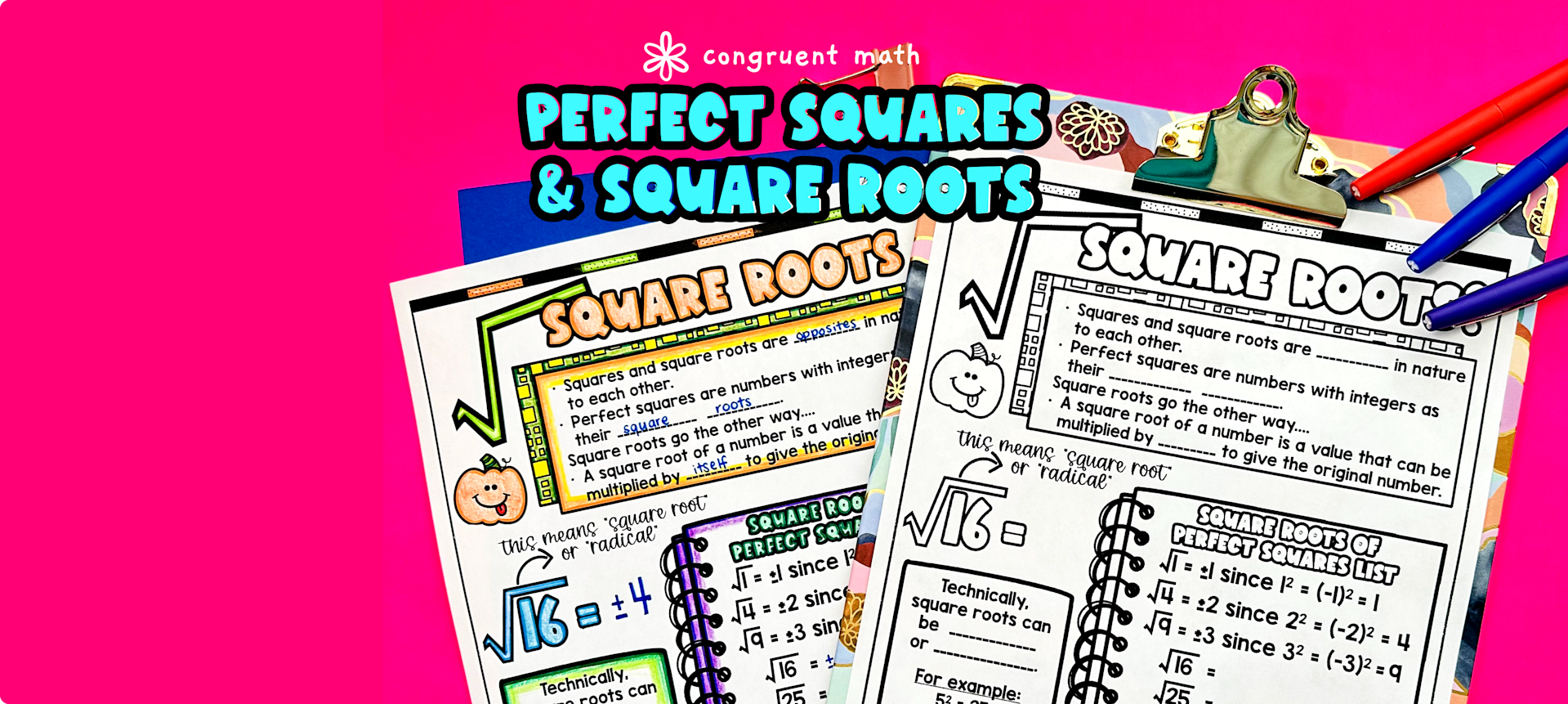 Perfect Squares and Square Roots Lesson Plan | Congruent Math