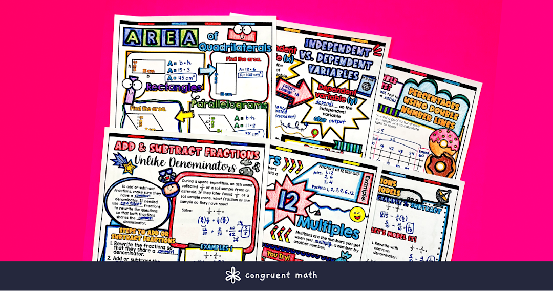 Why I Love Guided Notes for Middle School Math | Blog | Congruent Math
