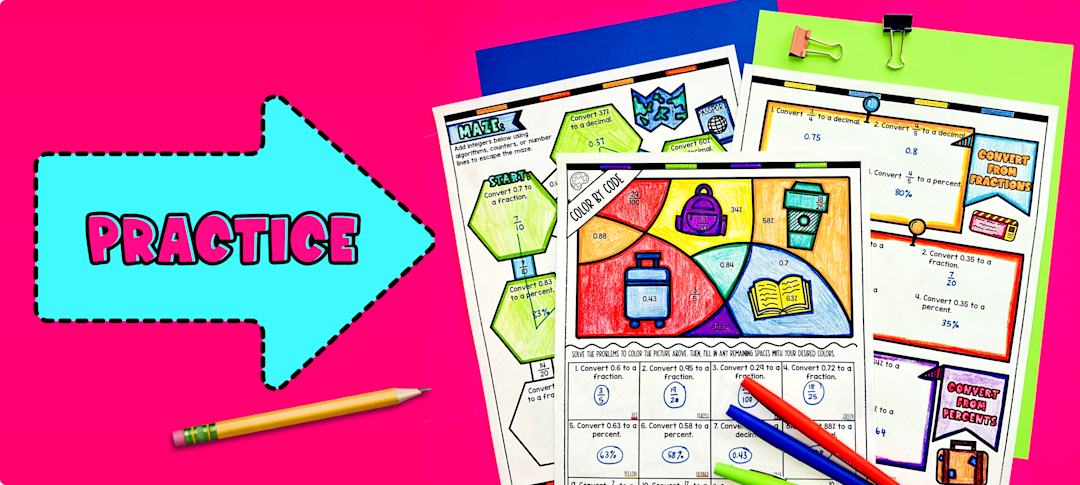 Converting Between Fractions, Decimals, and Percents Lesson Plan ...