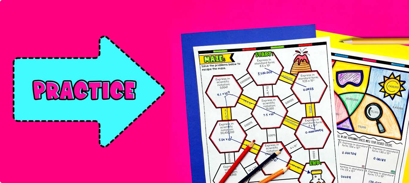 Converting between Scientific Notation & Standard Form Lesson Plan ...