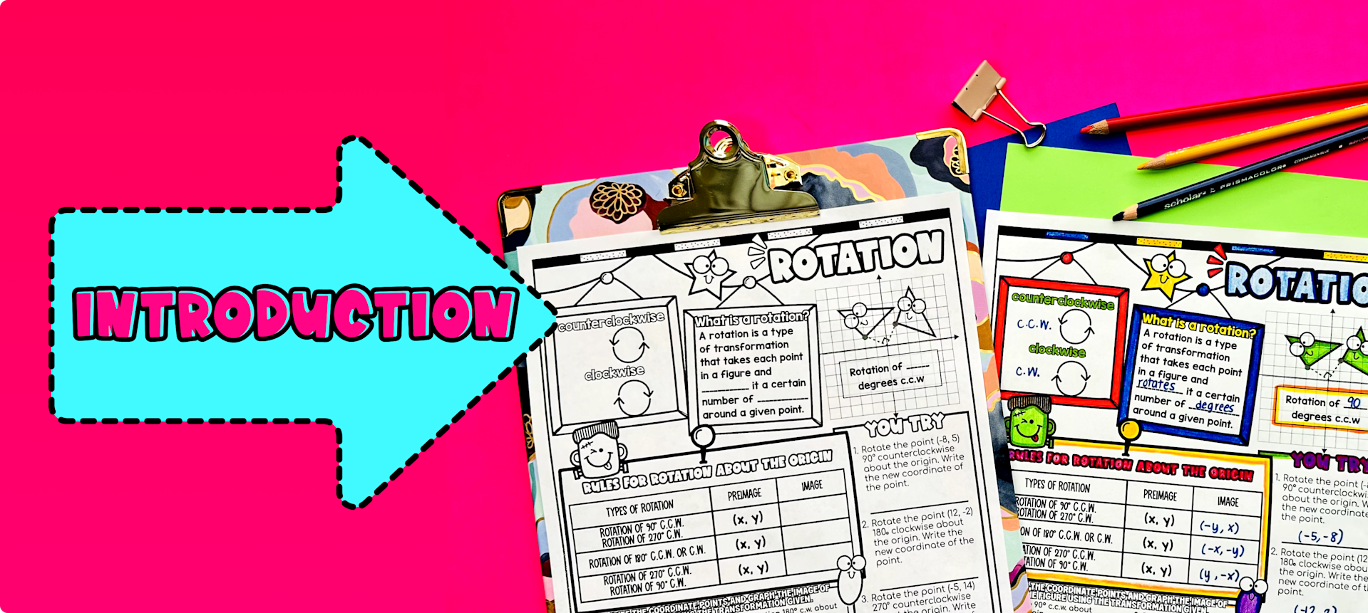 Rigid Transformations: Rotations Lesson Plan | Congruent Math