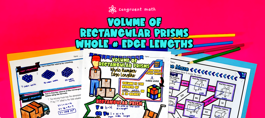 Volume of Right Rectangular Prisms (Whole Number Edge Lengths) Lesson ...