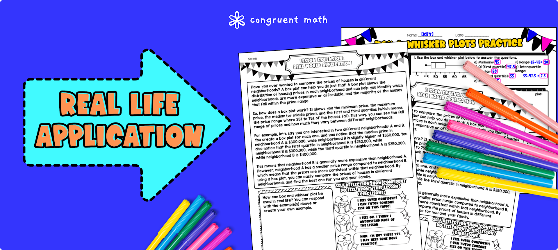 Box and Whisker Plots Lesson Plan | Congruent Math