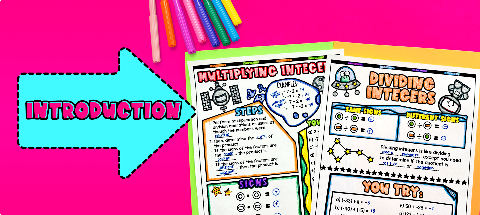 Multiplying and Dividing Integers Lesson Plan | Congruent Math
