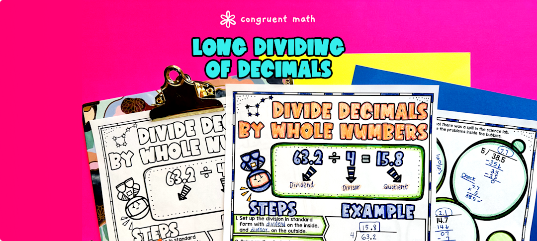 Dividing Decimals by Whole Numbers Lesson Plan | Congruent Math
