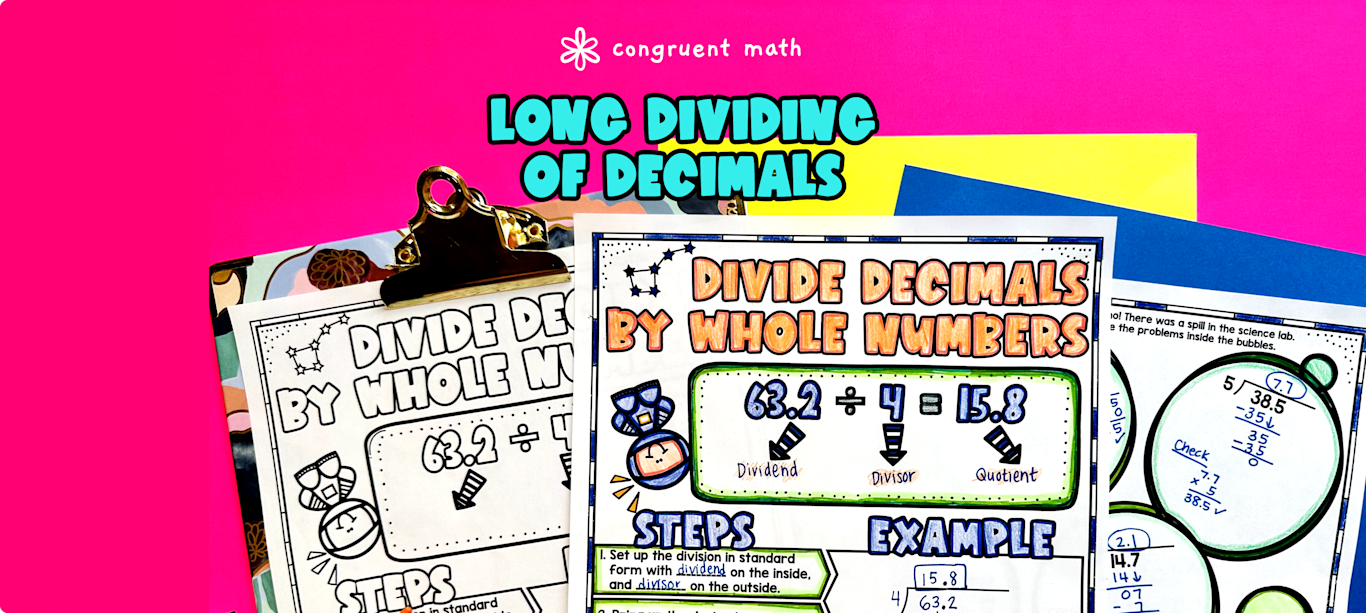 Dividing Decimals by Whole Numbers Lesson Plan | Congruent Math