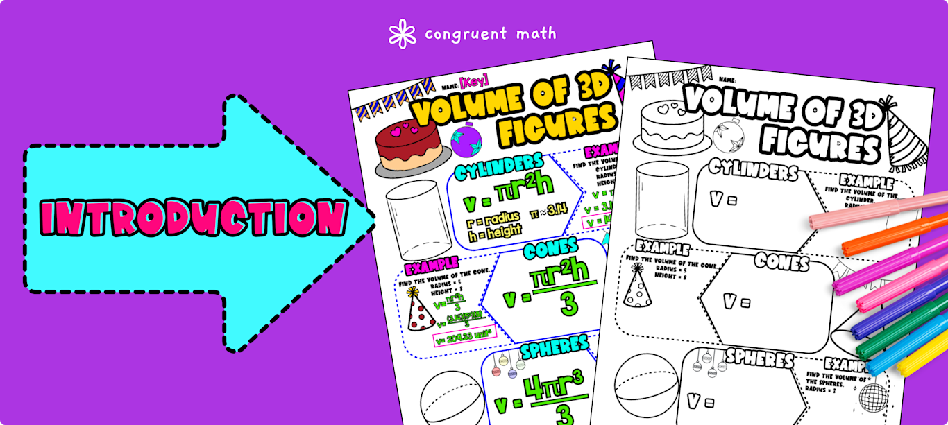 Volume of Cylinders, Cones, and Spheres Lesson Plan | Congruent Math