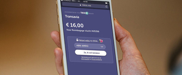 Transavia travellers try out Tikkie app | ABN AMRO