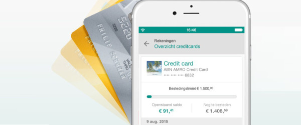 Credit card details now in the ABN AMRO Mobile Banking app | ABN AMRO