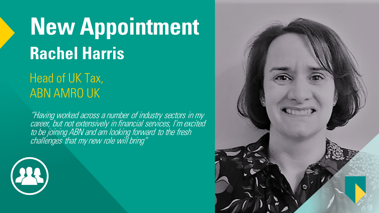 Rachel Harris appointed Head of UK Tax | ABN AMRO