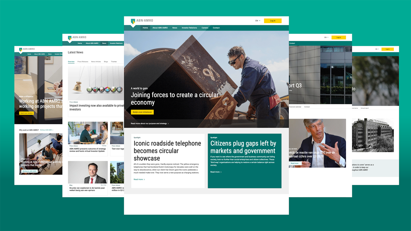 The abnamro.com website has a new look | ABN AMRO