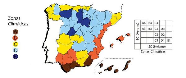 Mapa Da Zona Climatica Da Italia