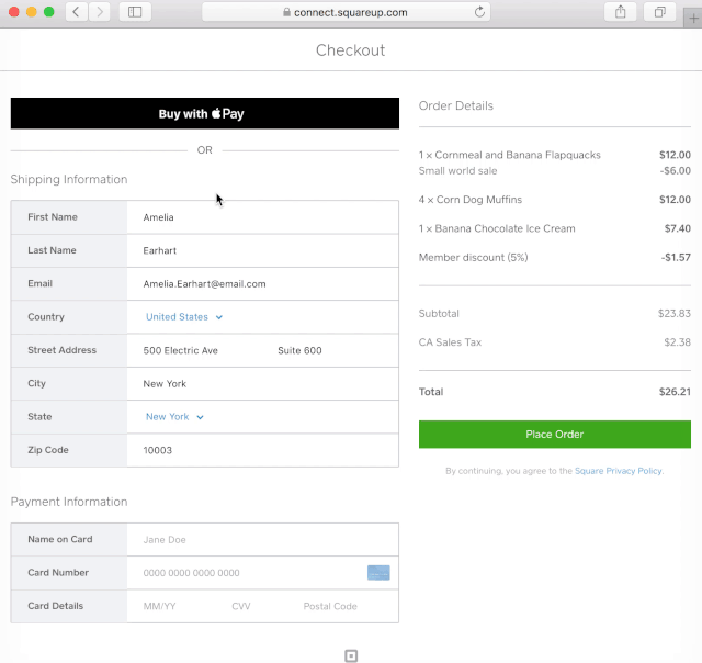 Introducing Apple Pay on the Web for Square’s APIs | Square Corner Blog