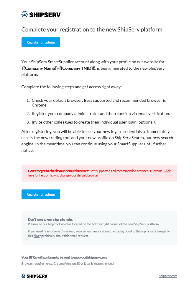 New supplier platform for trading tools and profiles - how to log in ...