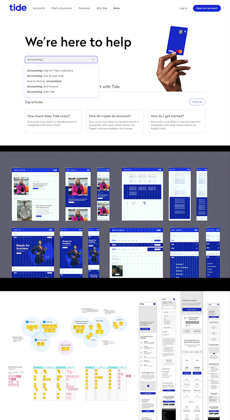 Tide - Tide Website | Wreel Agency