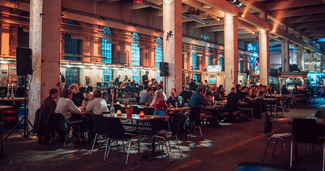 Reffen Refshaleøen i Köpenhamn - Øresundsbron