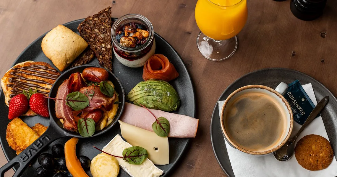 Café Vivaldi i centrala Köpenhamn - Øresundsbron