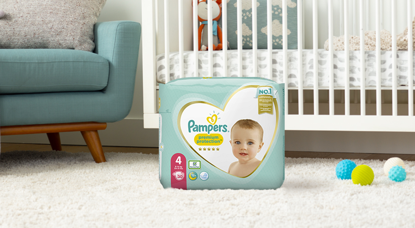 Pampers® Premium Protection™