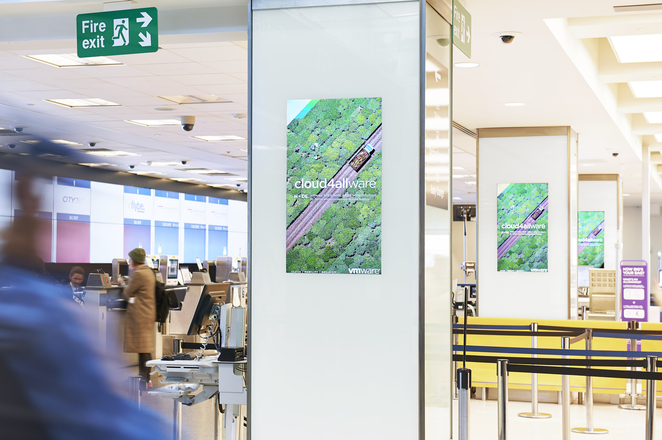 London City Airport | Terminal Concourse Digital Network