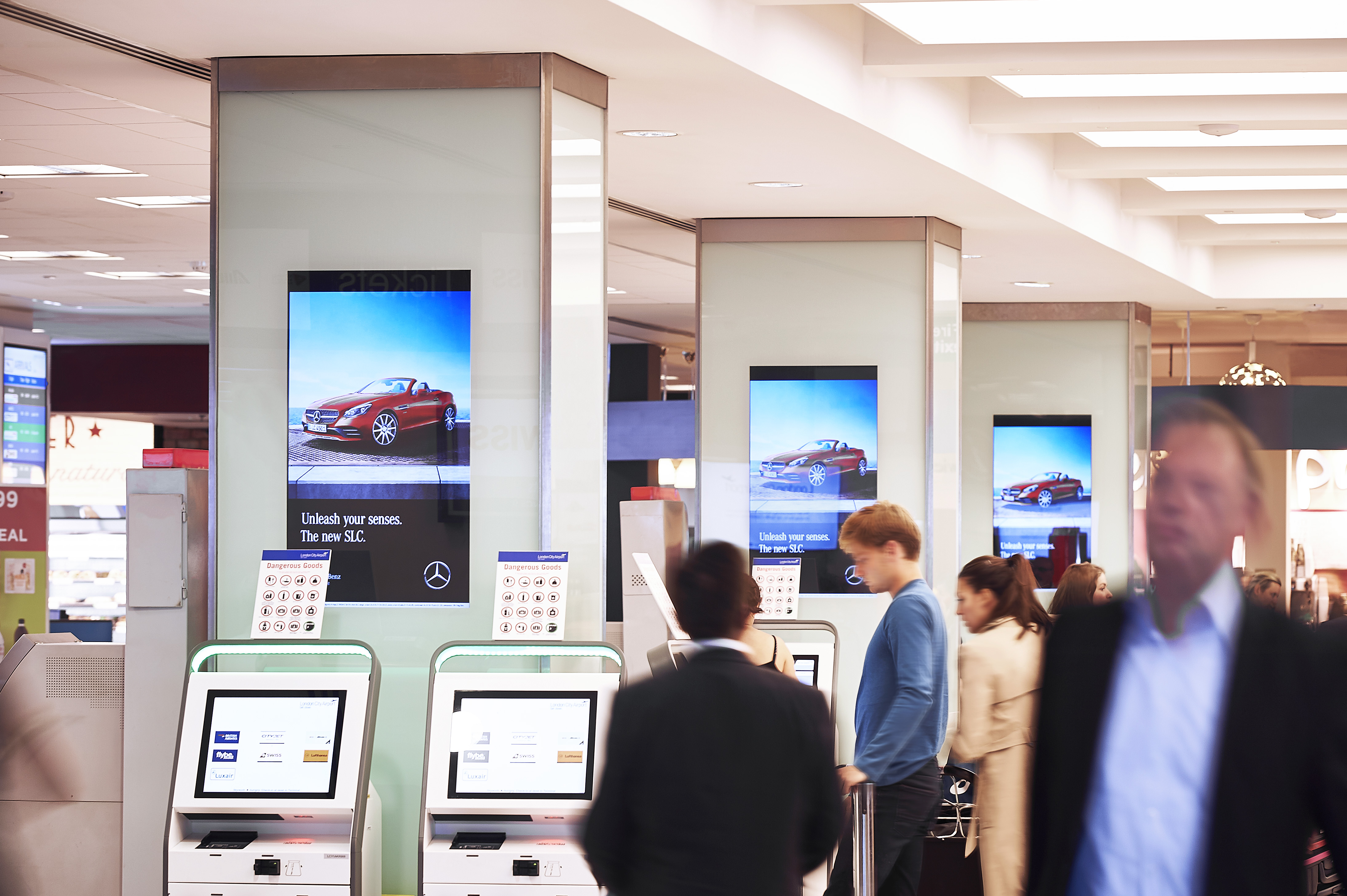 London City Airport | Terminal Concourse Digital Network