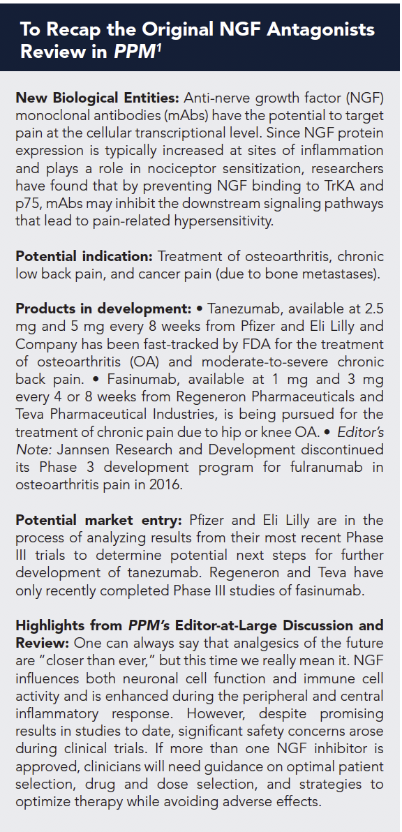 Could NGF Antagonists Be the Safest, Most Efficacious Class of Drug We ...