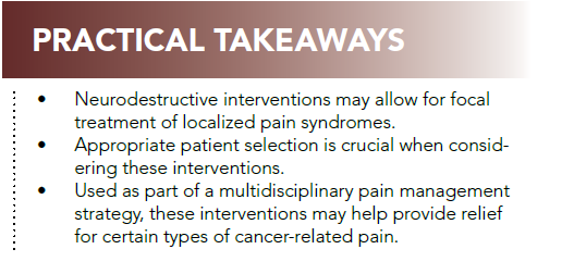 Cancer Pain and Nerve Interventions