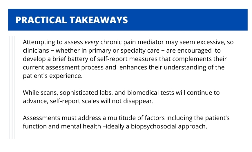 A Clinician's Guide to Chronic Pain and Assessment