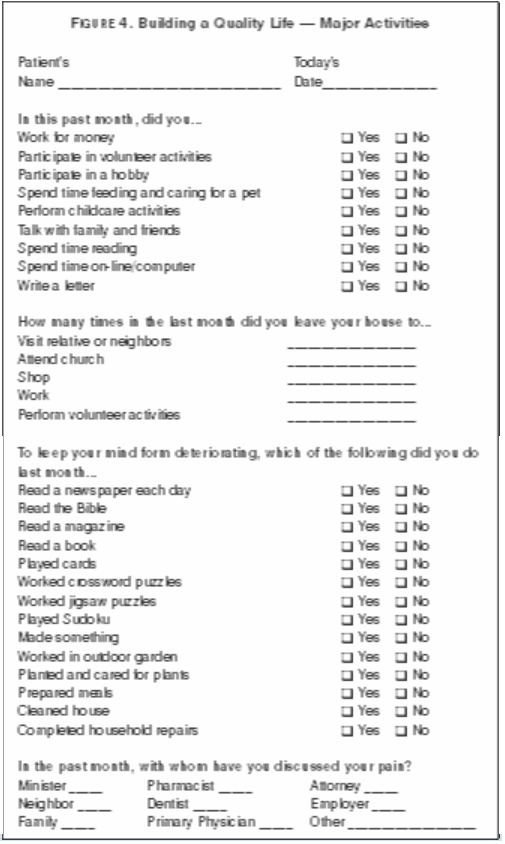 Evaluating Pain Intervention Effectiveness and Compliance