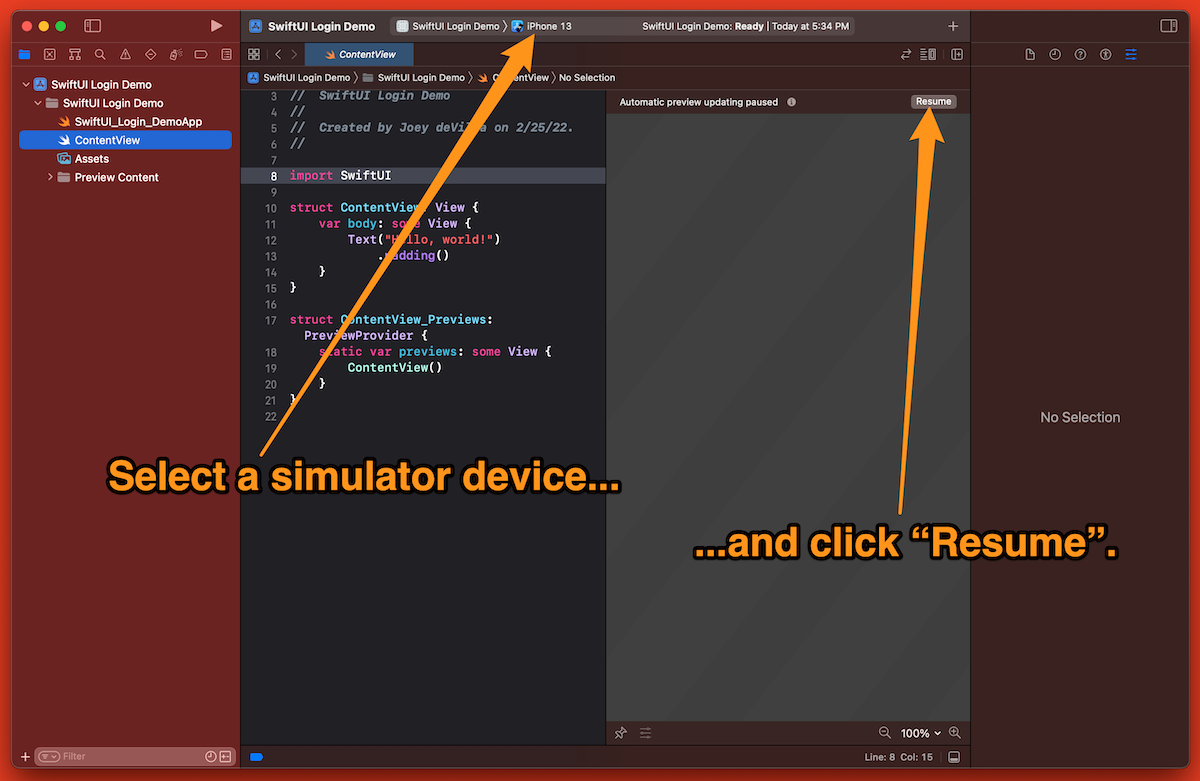 Get Started with iOS Authentication using SwiftUI, Part 1: Login and Logout