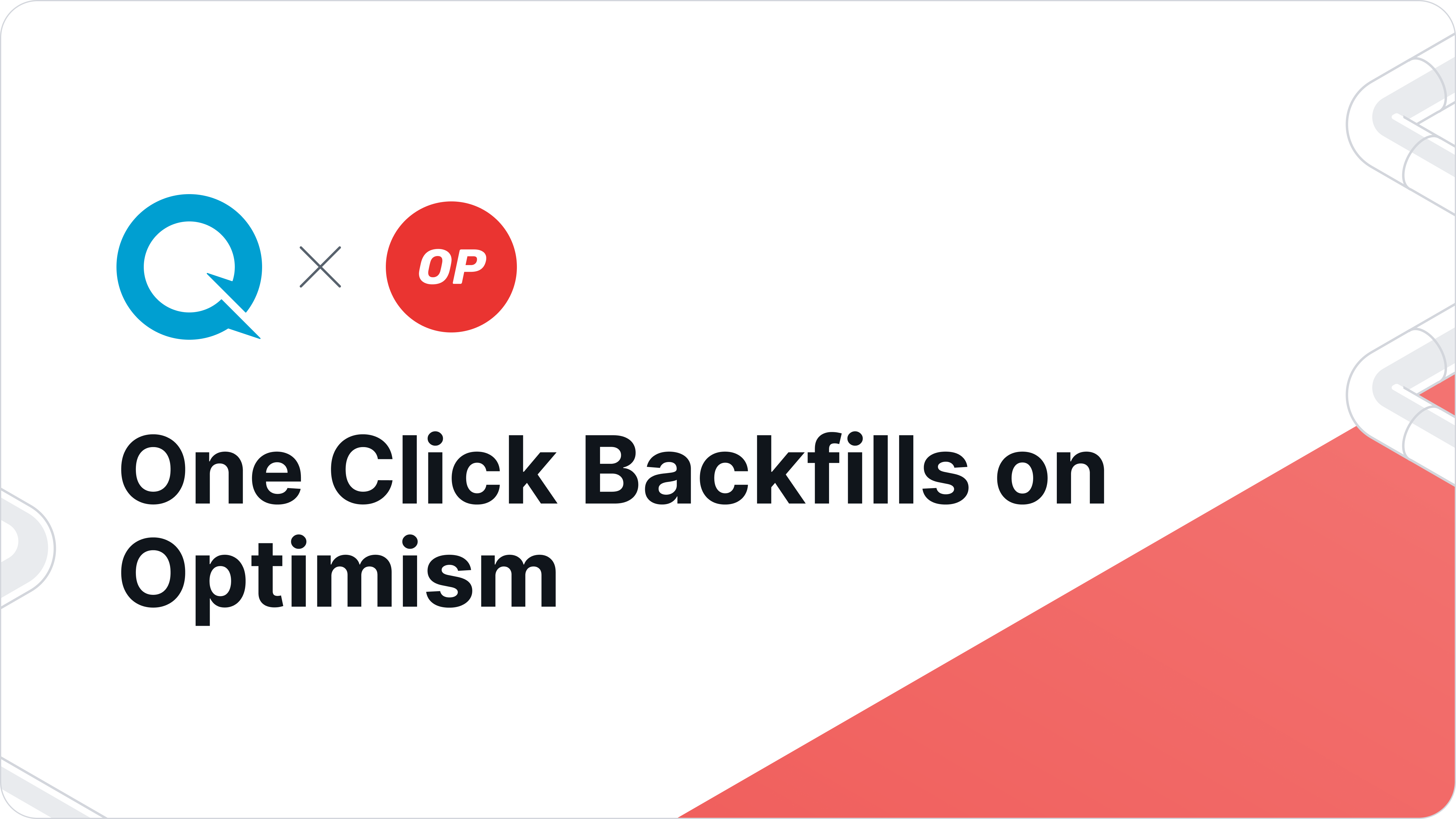 OP Mainnet Blockchain Data Backfills | Quicknode