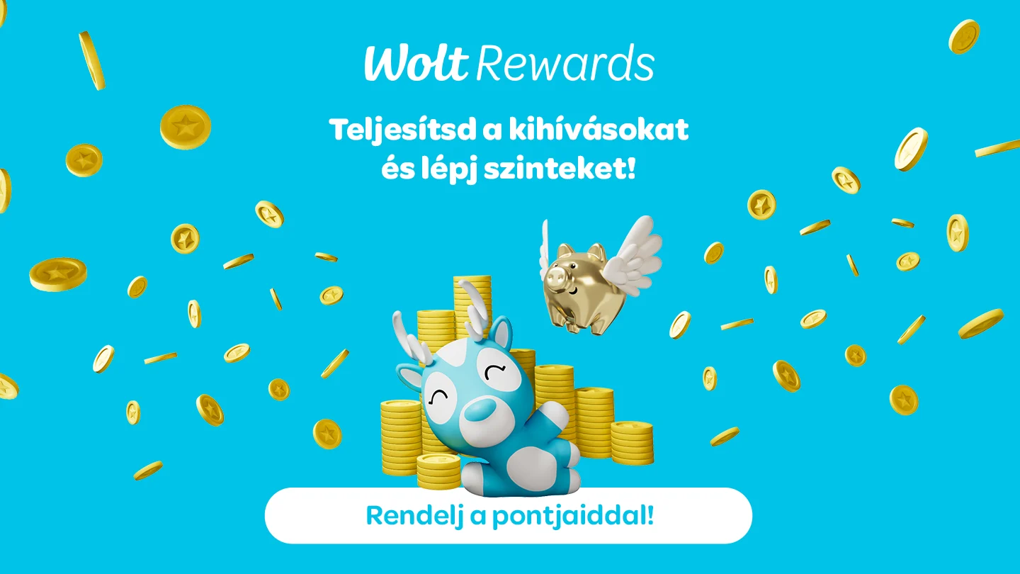 Pontszerzés minden rendeléssel, a Wolt Rewards segítségével! - Wolt (Magyarország)