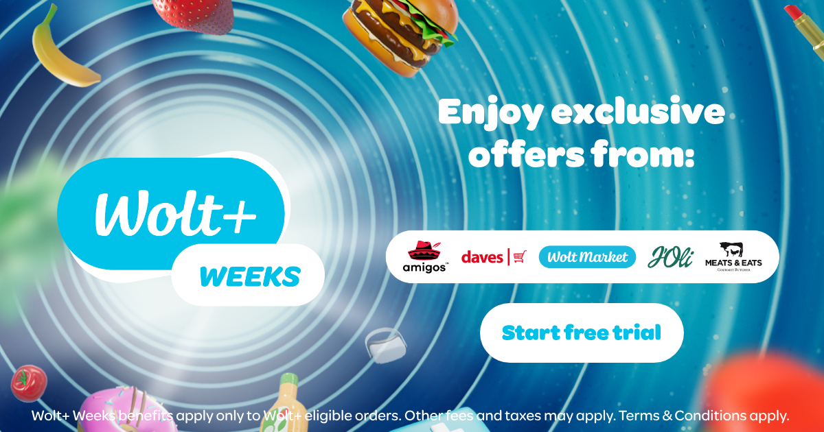 Enjoy up to 50% off in our Wolt+ Weeks Event! - Wolt (Malta)