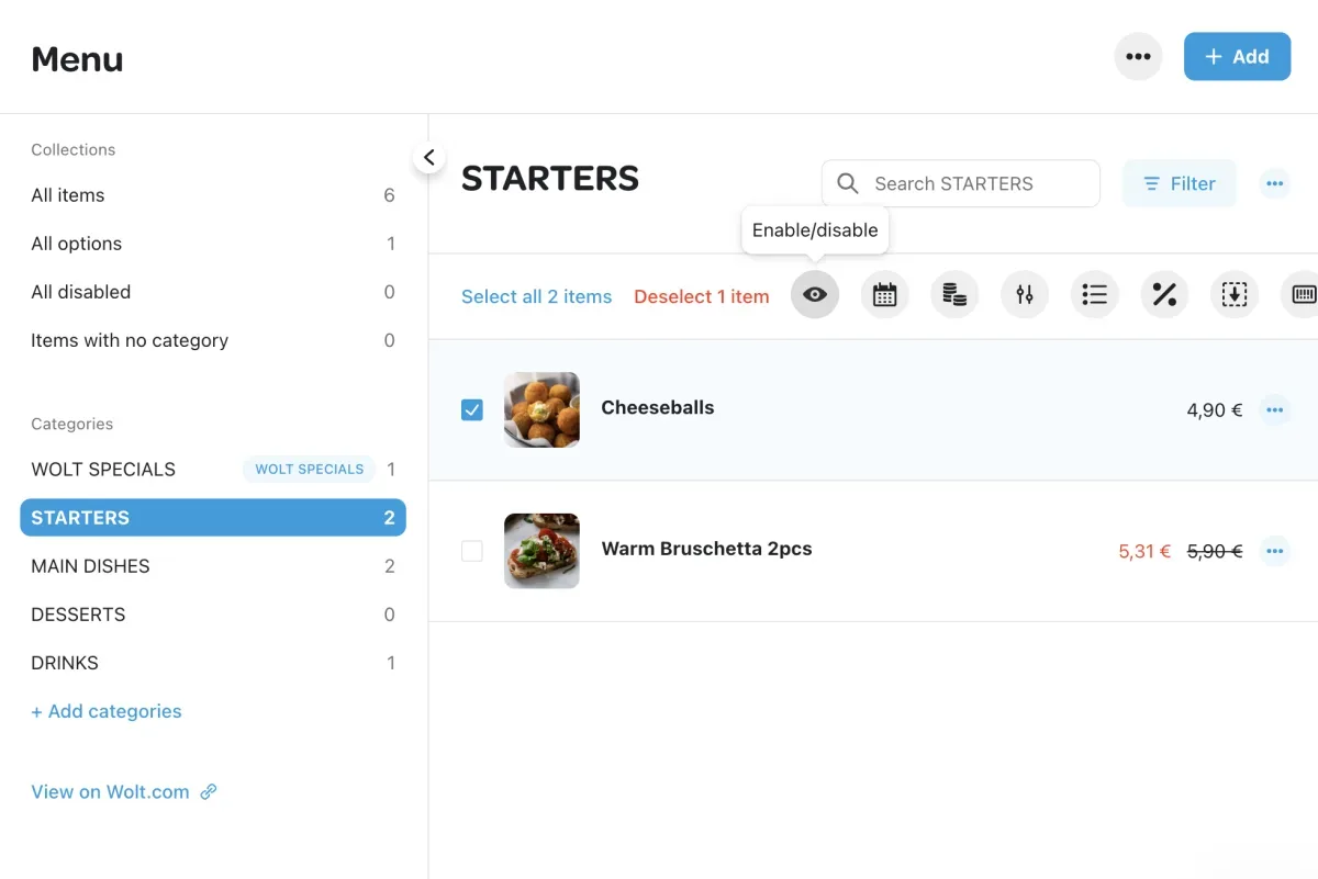 How to manage your menu on Wolt - Wolt (Israel)