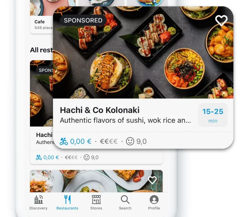 Wolt Ads | For Merchants | Get your venue ranked in top positions. - Wolt (Greece)