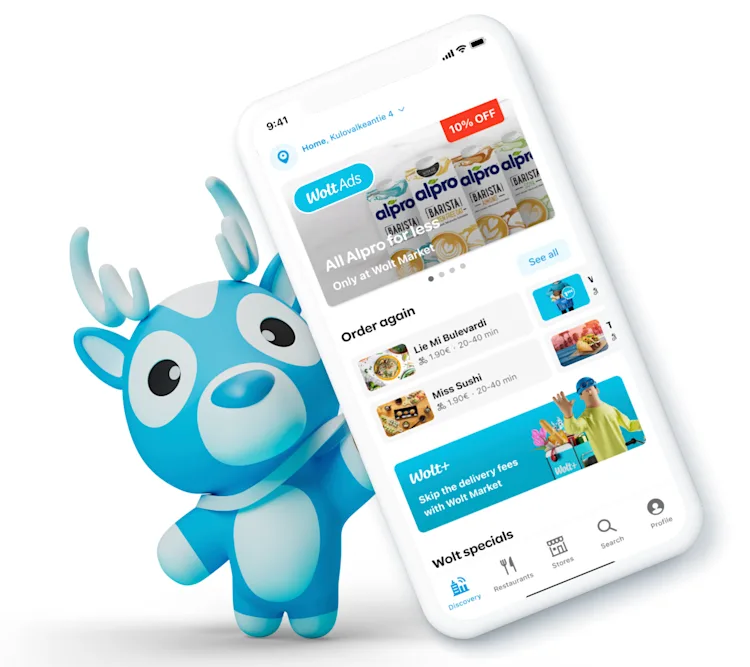 Wolt Ads for Brands | Bring attention to your brand and products. - Wolt (Norway)