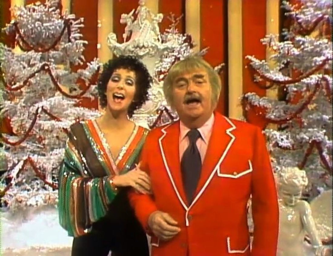 Cher with Captain Kangaroo from the 1976 holiday special of her reunion ...