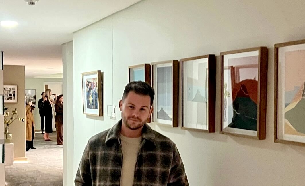 Teneo visual arts teacher Luke Hackney exhibits his digital artworks at ...
