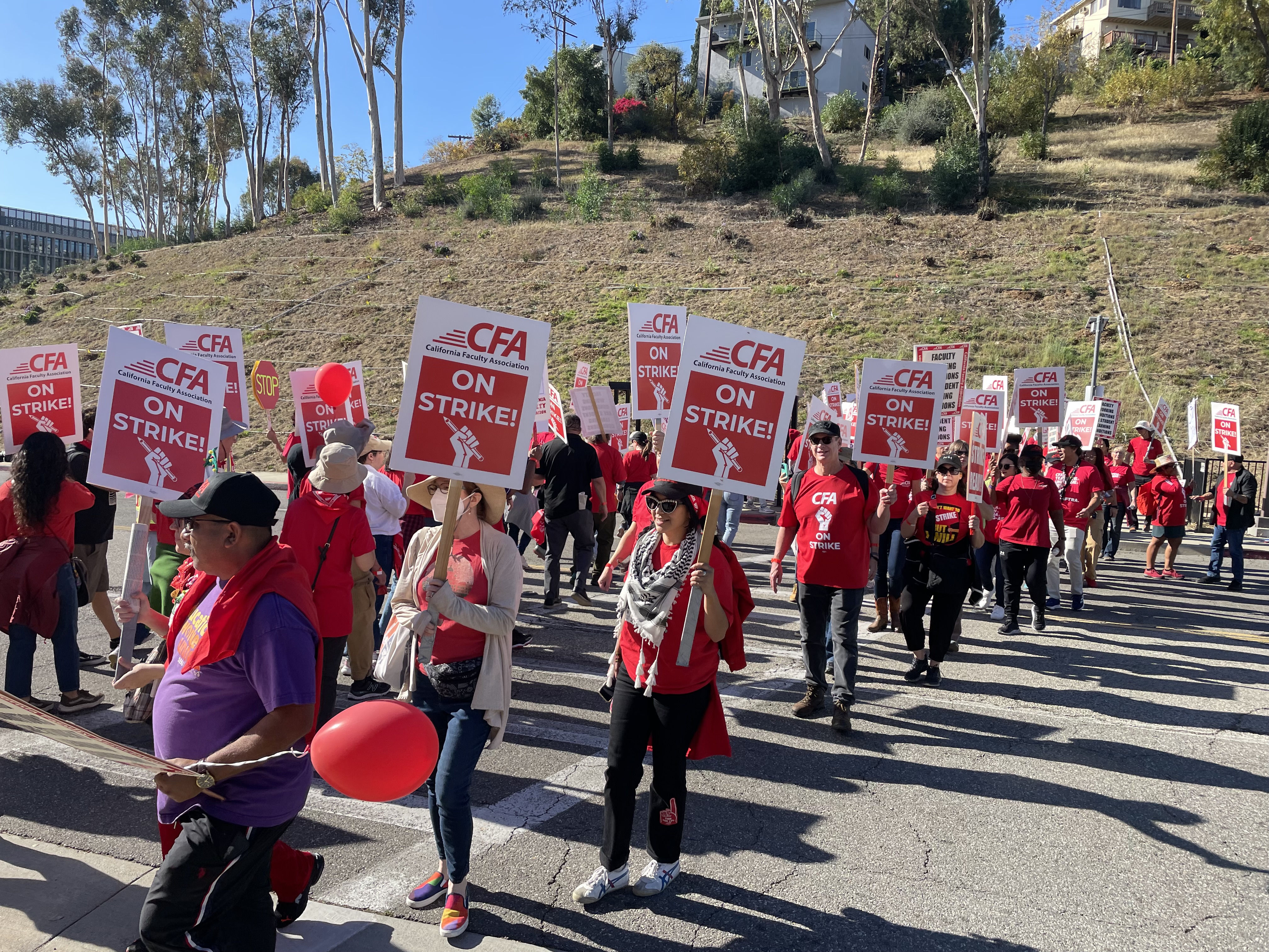 Cal State faculty strike for ‘dignified wages,’… | KCRW