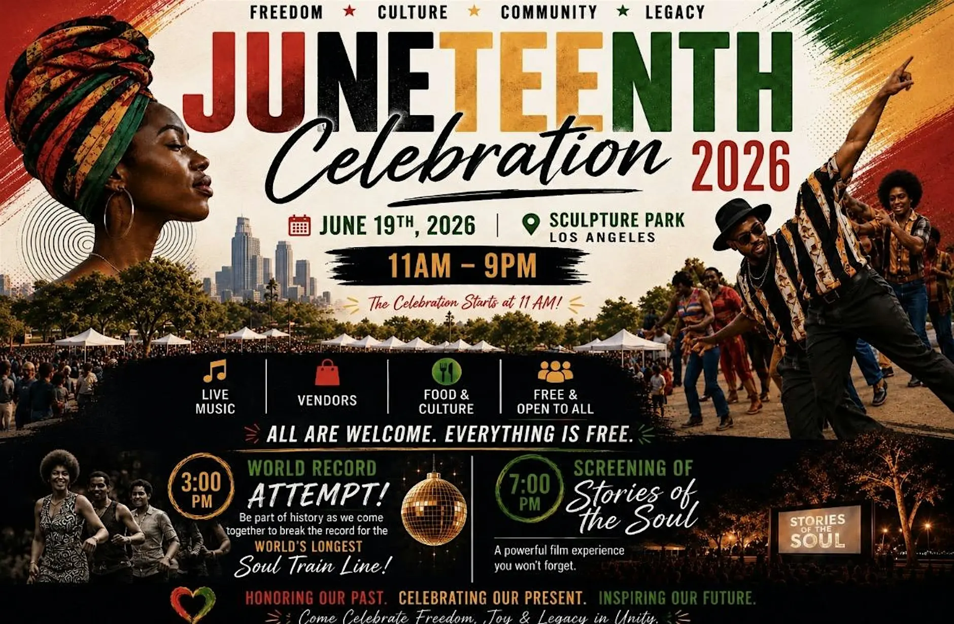 Soul Train: Juneteenth Celebration 2026 & World… | KCRW