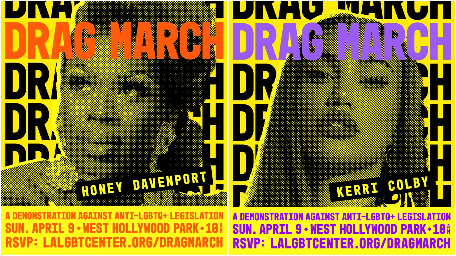 Drag March LA draws the LGBTQ community to Easter… | KCRW