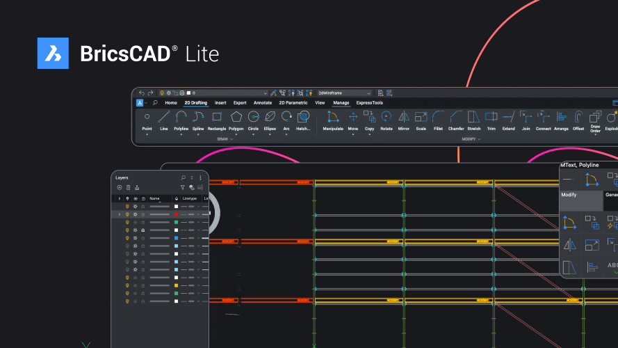 Octave BricsCAD Lite | 2D CAD Drawing & Drafting