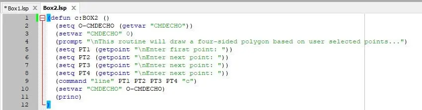 How To Draw Using LISP - The Black LISP No.02 - Bricsys Blog How To Draw Using LISP - The Black LISP No.02 - Bricsys Blog