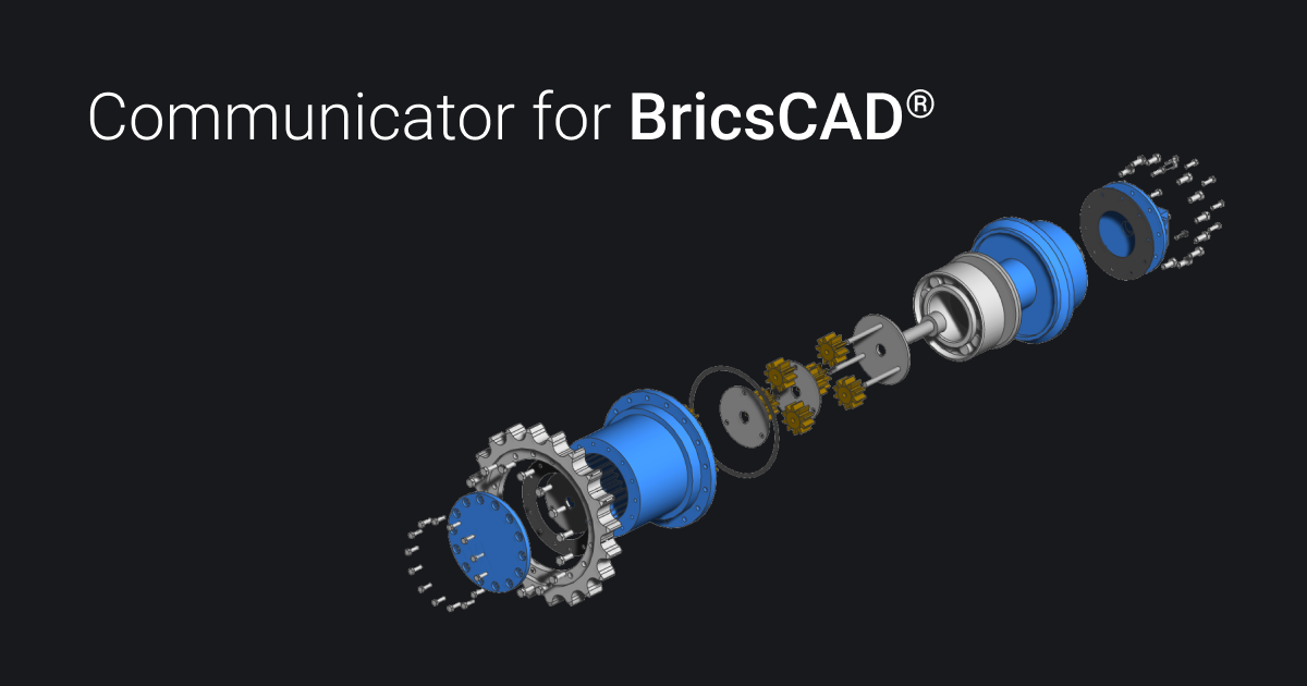 Communicator for BricsCAD - Import & export 3D CAD formats