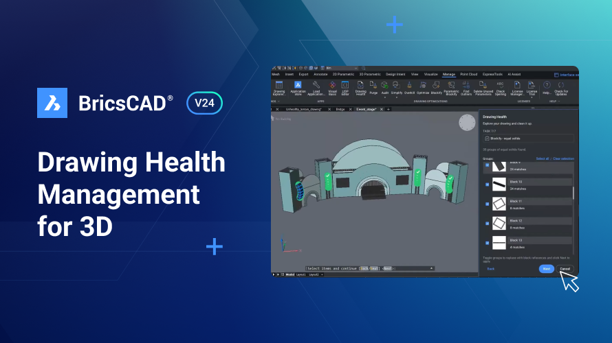 Drawing Health Management for 3D in BricsCAD V24 | Bricsys Blog