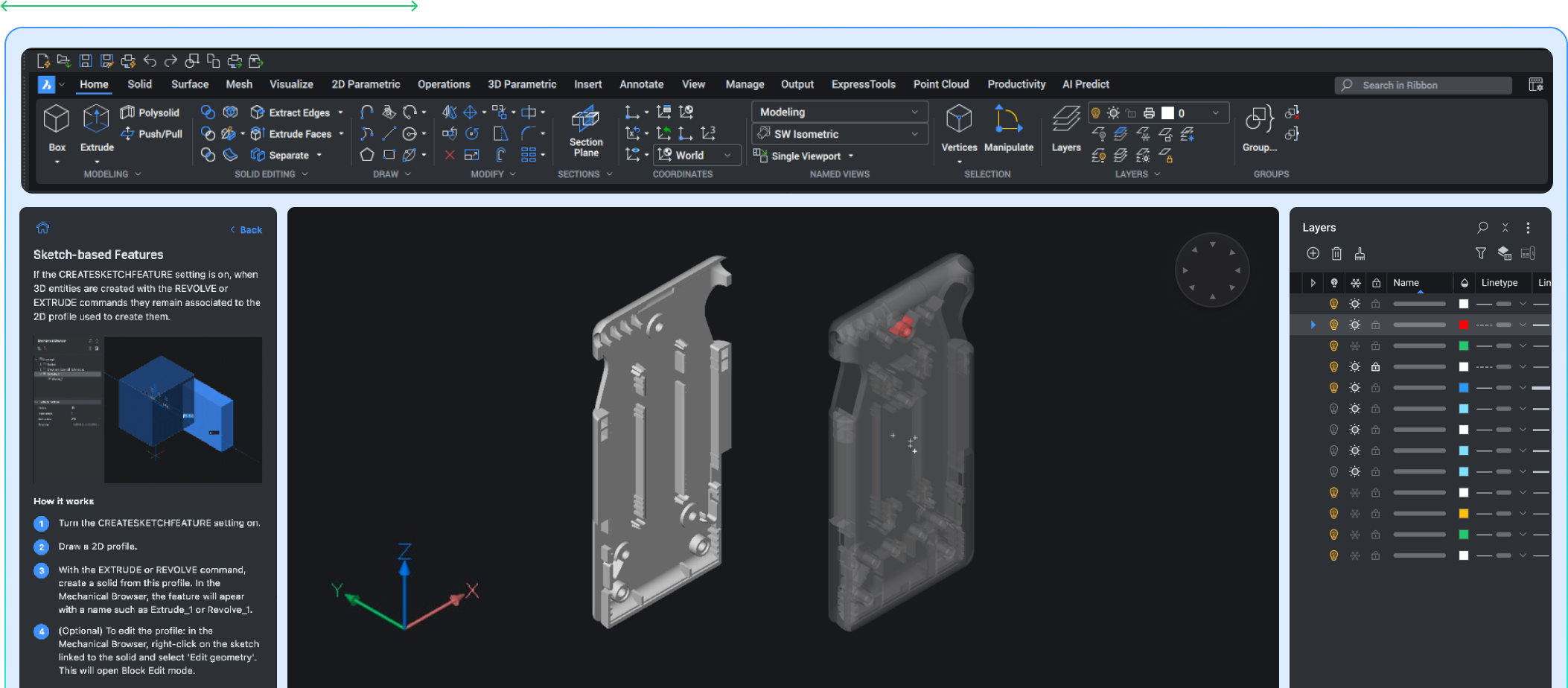 BricsCAD: Fast & Efficient 3D Modeling Tools for Design Professionals